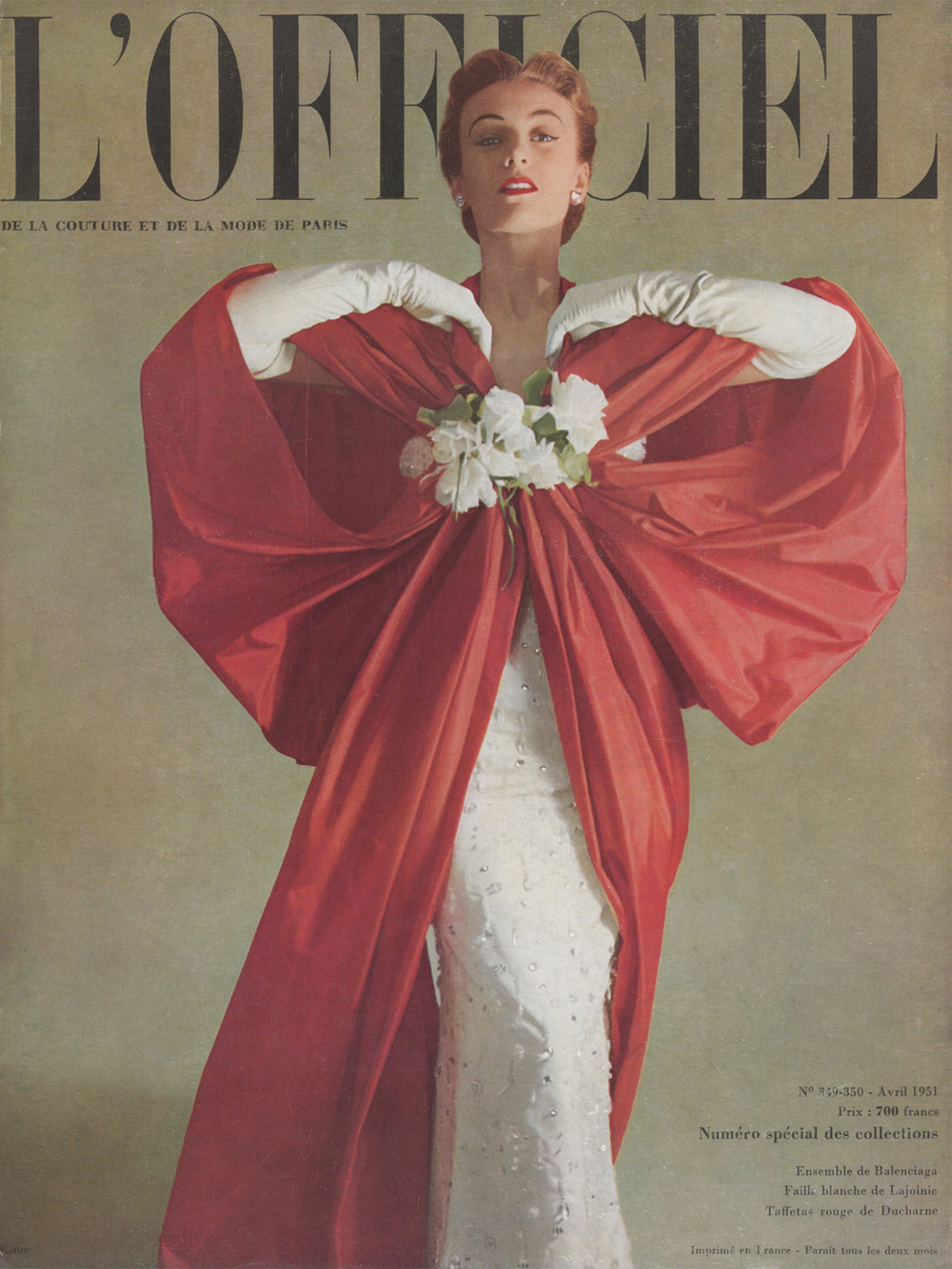 1950s VINTAGE FASHION MAGAZINES - Vogue, Harper's Bazaar, L'Officiel ...