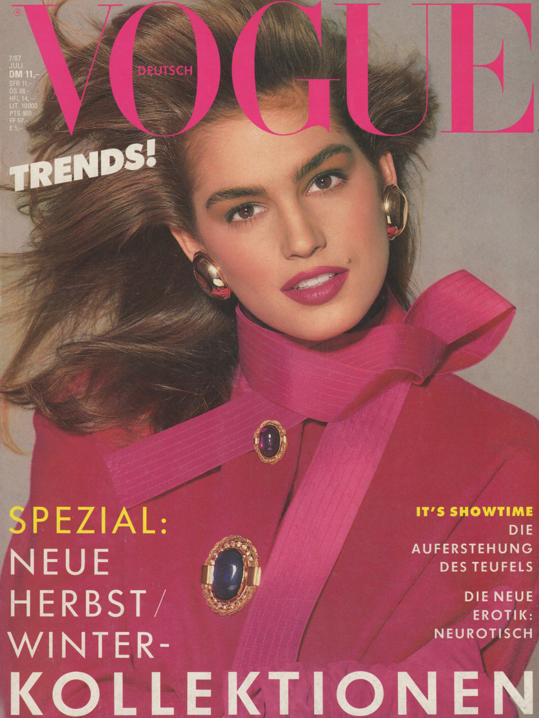 VOGUE GERMANY Shop Rare Vintage Fashion Magazines 1980s 1990s 2000s ...