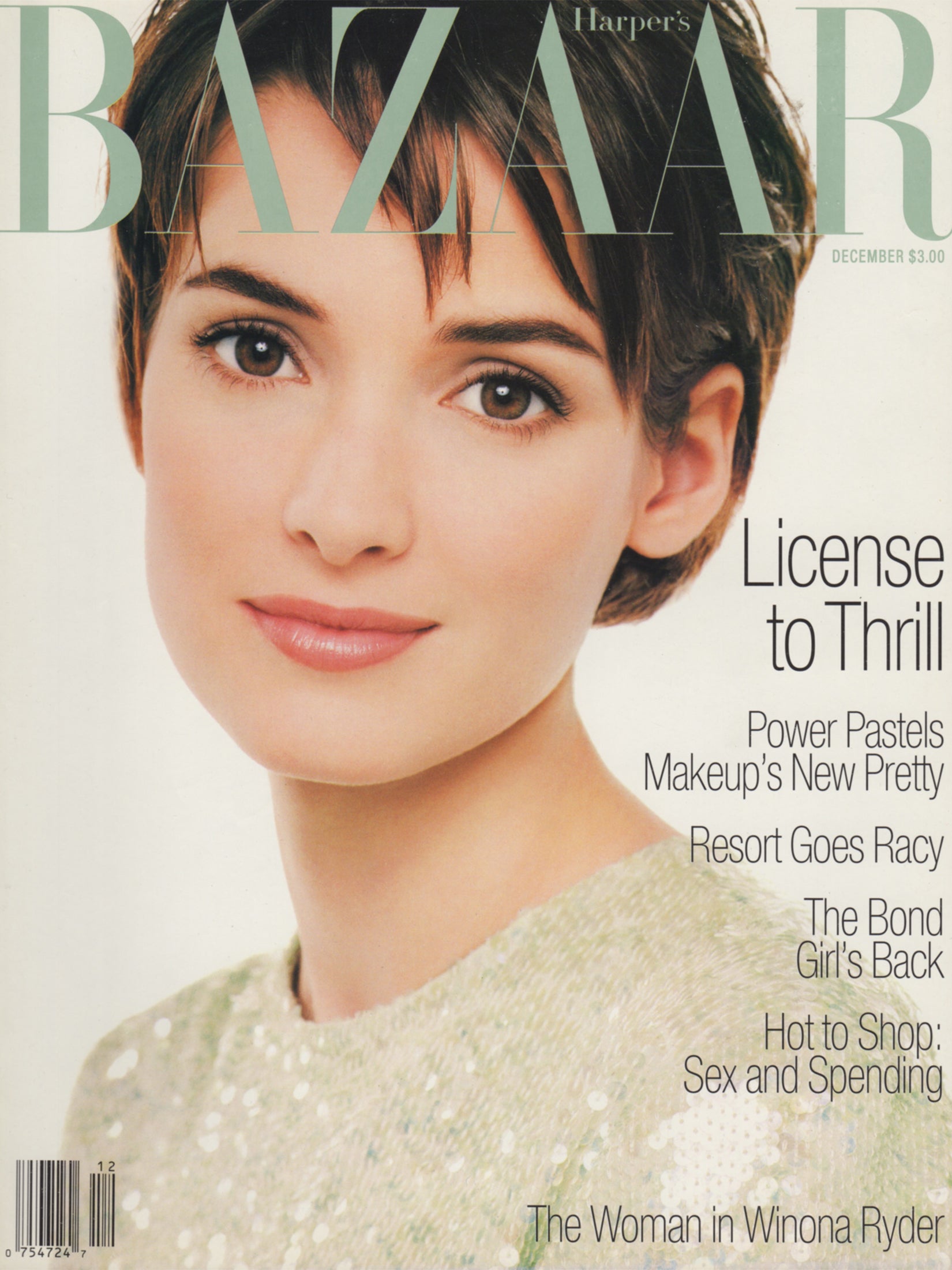 HARPER'S BAZAAR US December 1994 – VINTAGE VON WERTH