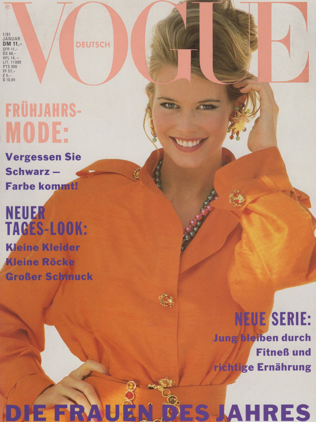 1990s Vintage Fashion Magazines: International Vogue & More – VINTAGE ...
