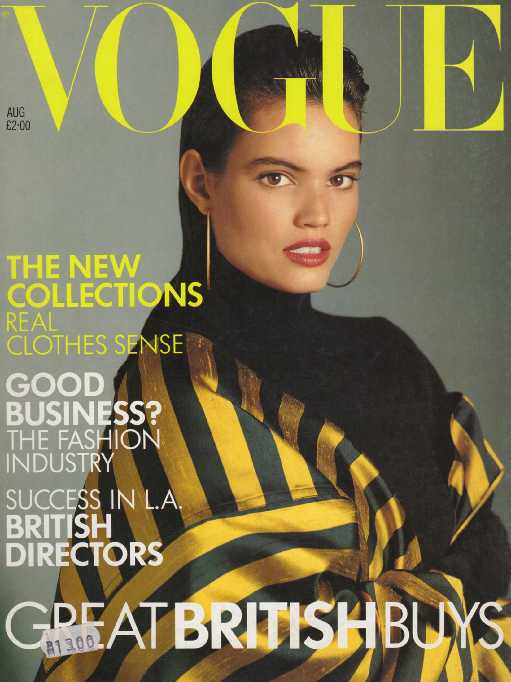 BRITISH VOGUE UK AUGUST 1988 – VINTAGE VON WERTH