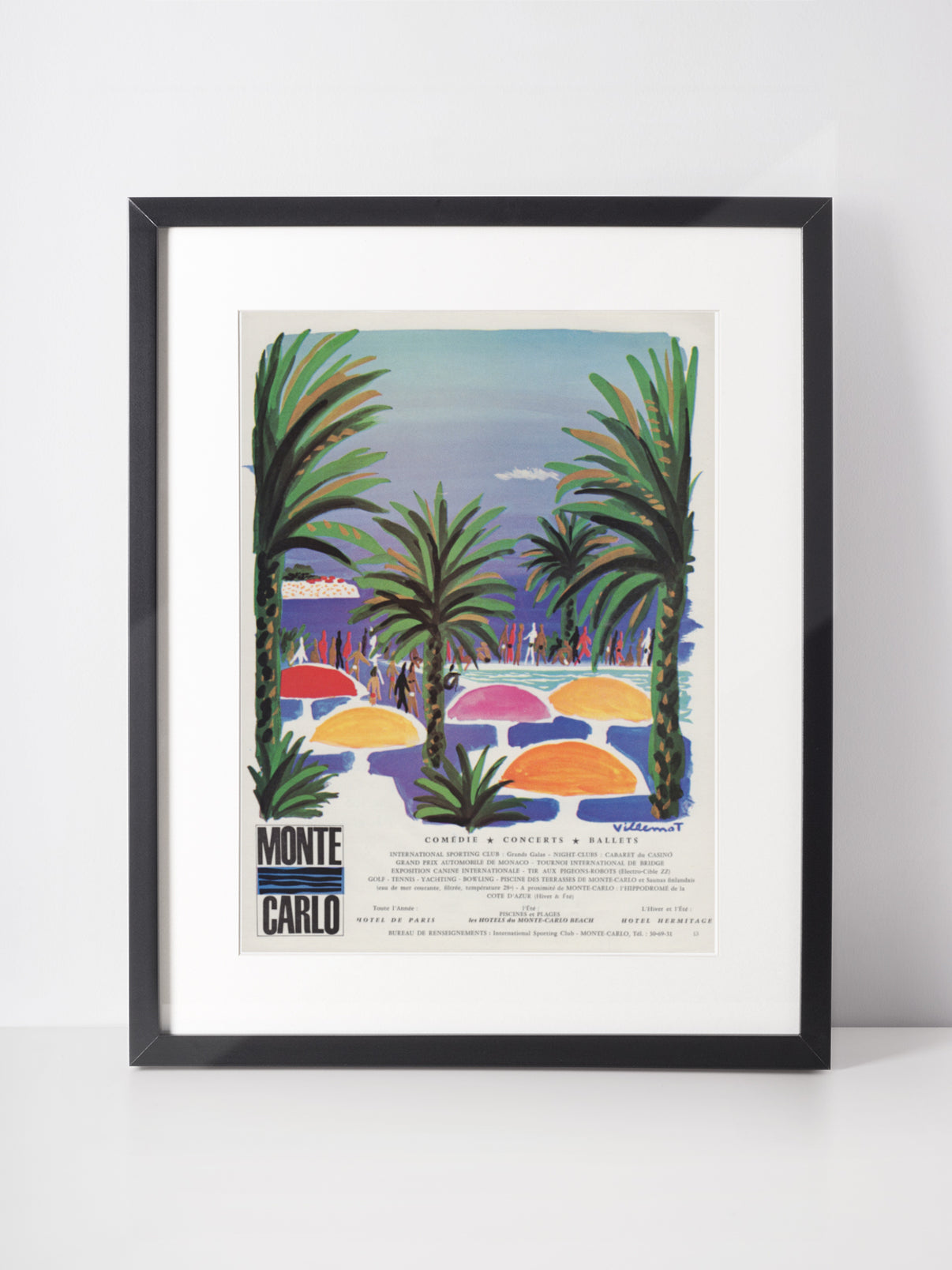 MONTE CARLO 1967 Vintage Print Advertisement Tourism Travel Magazine A ...