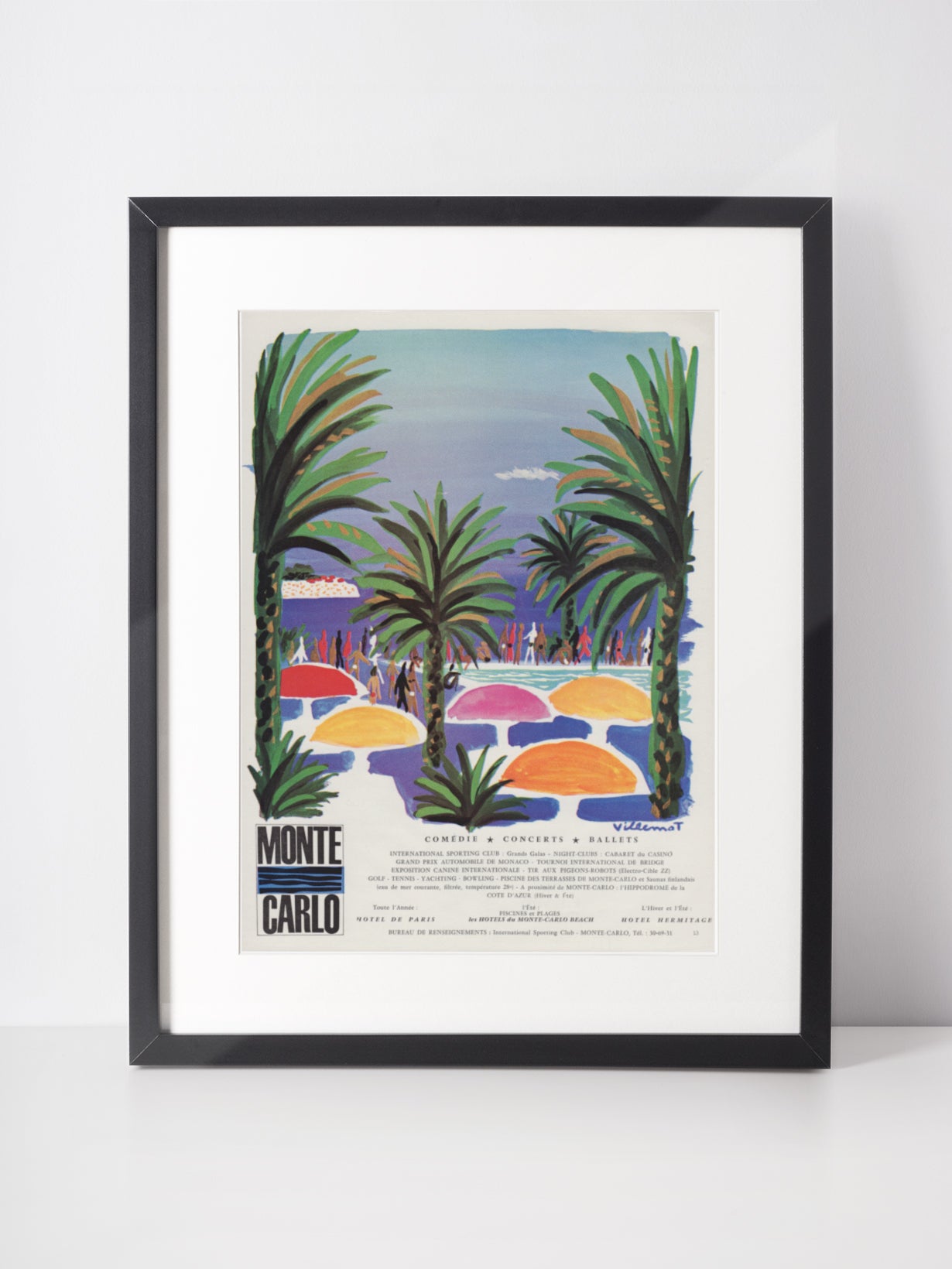 MONTE CARLO 1967 Vintage Print Advertisement Tourism Travel Magazine A ...