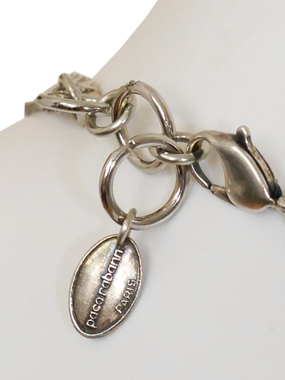 PACO RABANNE 1960s 1970s Vintage Silver-Tone Mesh Metal Bra Top ...